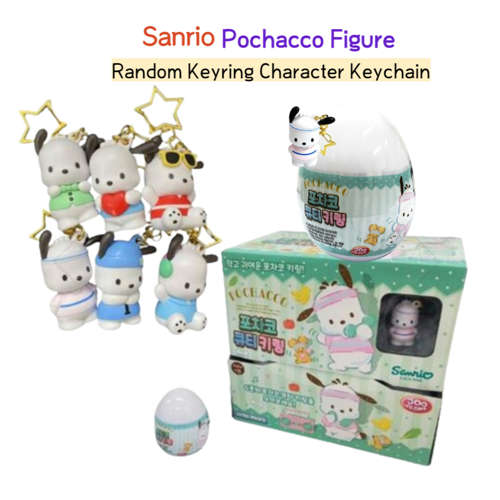 Sanrio Pochacco Figure Random Keyring Character Keychain Gacha Random ...