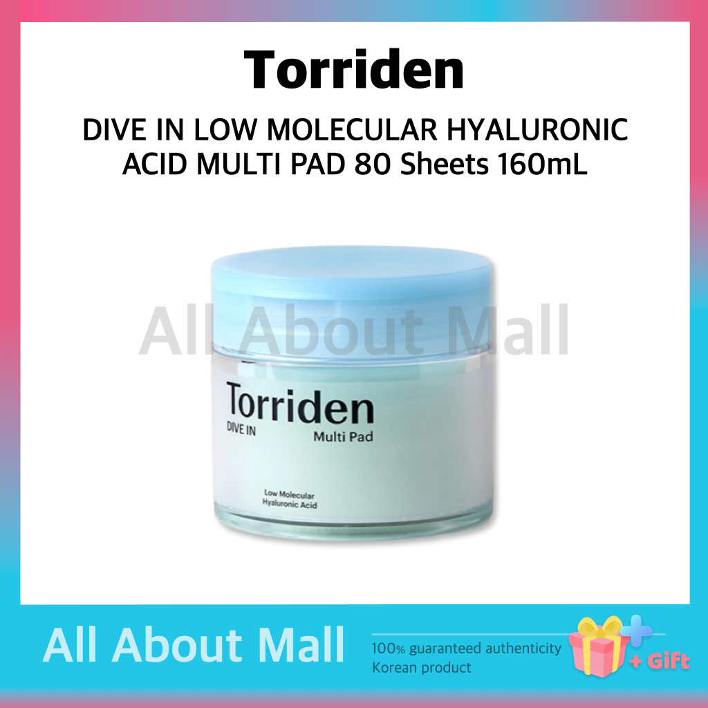 [Torriden] Dive In Low Molecular Hyaluronic Acid Multi Pad 80 Sheets ...