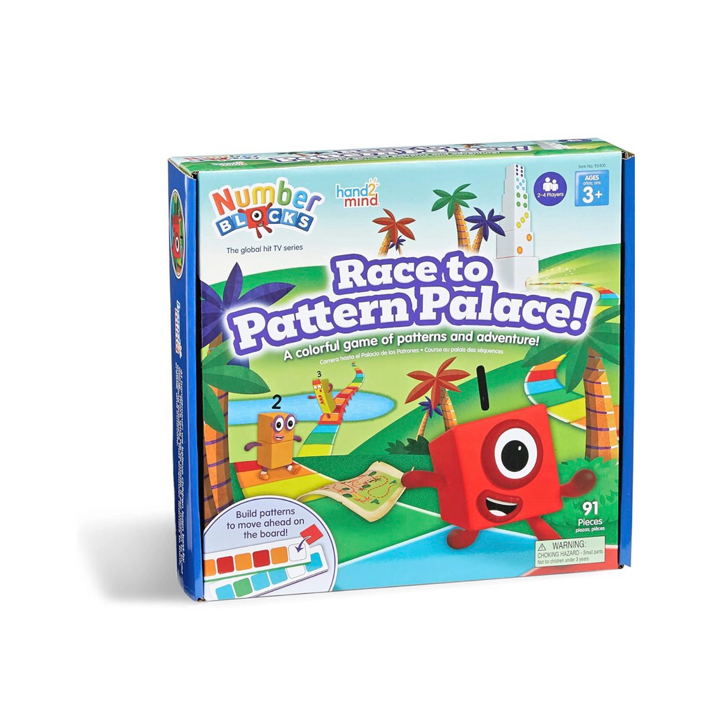 hand2mind Numberblocks Race to Pattern Palace! Board Game | Shopee ...