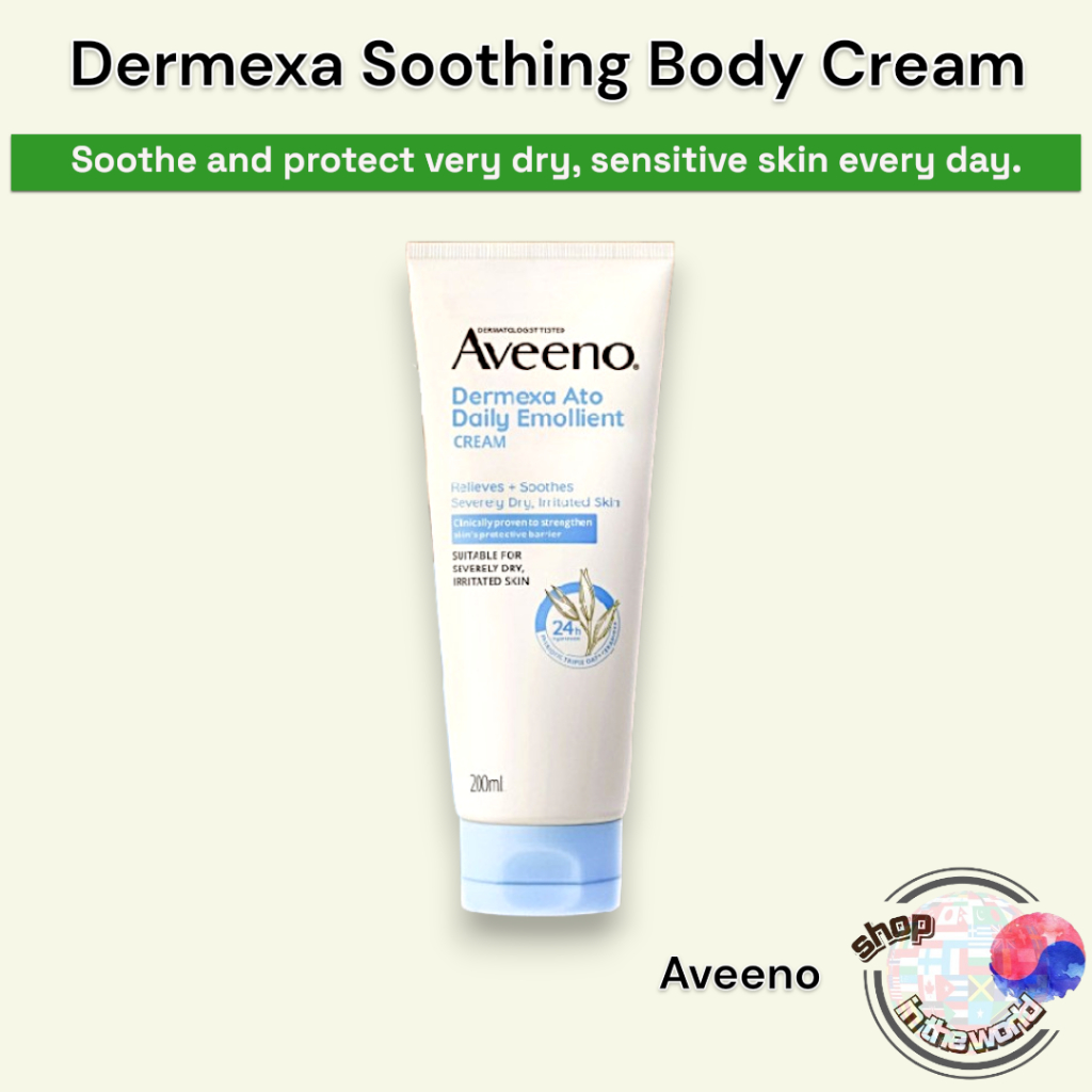 Aveeno Dermexa Soothing Body Cream 200ml | Shopee Philippines