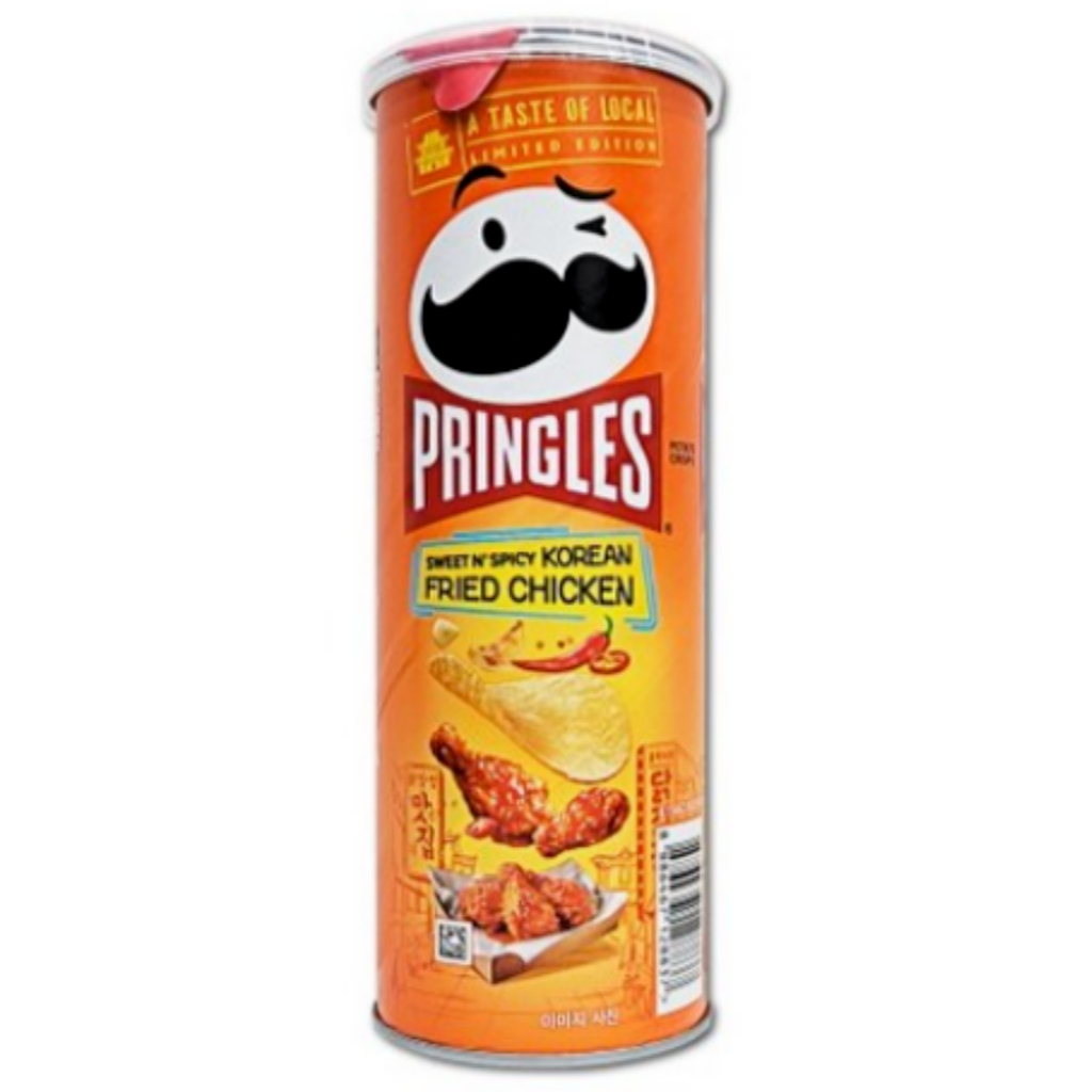 Pringles Korean Fried Chicken Sweet & Spicy Potato Chips 100g | Shopee ...
