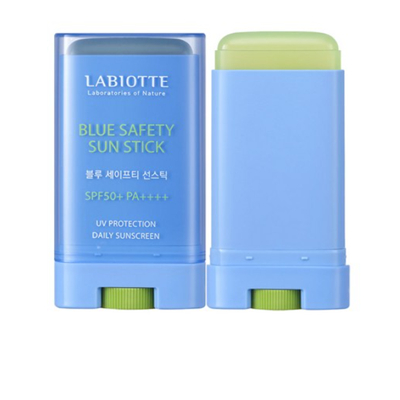 Laviotte, Blue Safety, 6-layer blocking, stick type sunscreen, 2 in ...