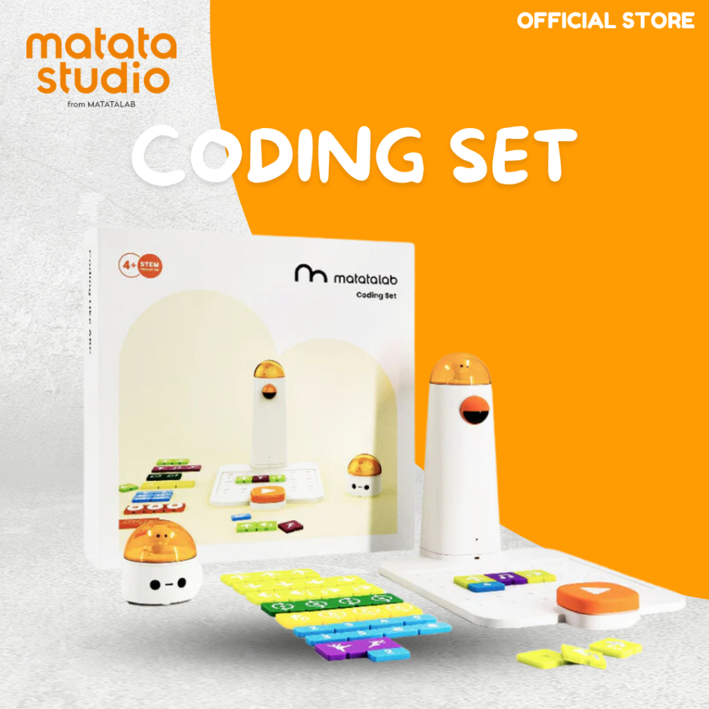 Matatalab Coding Set Hands-on Coding Toy Screenless for Ages 4+ Coding Robot STEM Home-based L ...