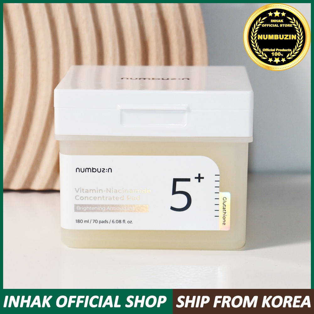 【NUMBUZIN】 No.5 Vitamin-Niacinamide Concentrated Pad 180ml (70Pads) | Shopee Philippines