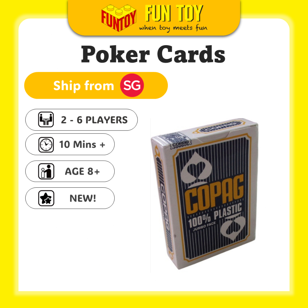 (FunToy SG) COPAD BLUE POKER CARD Card Game - Card Game 2+ Players ...