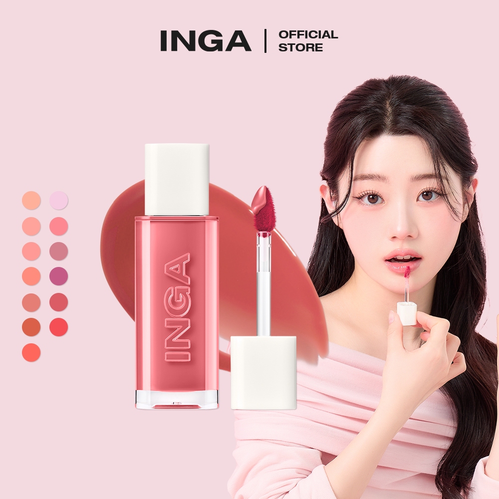 INGA Glassy Water Glow Lip Tint (13 colors) | Shopee Philippines