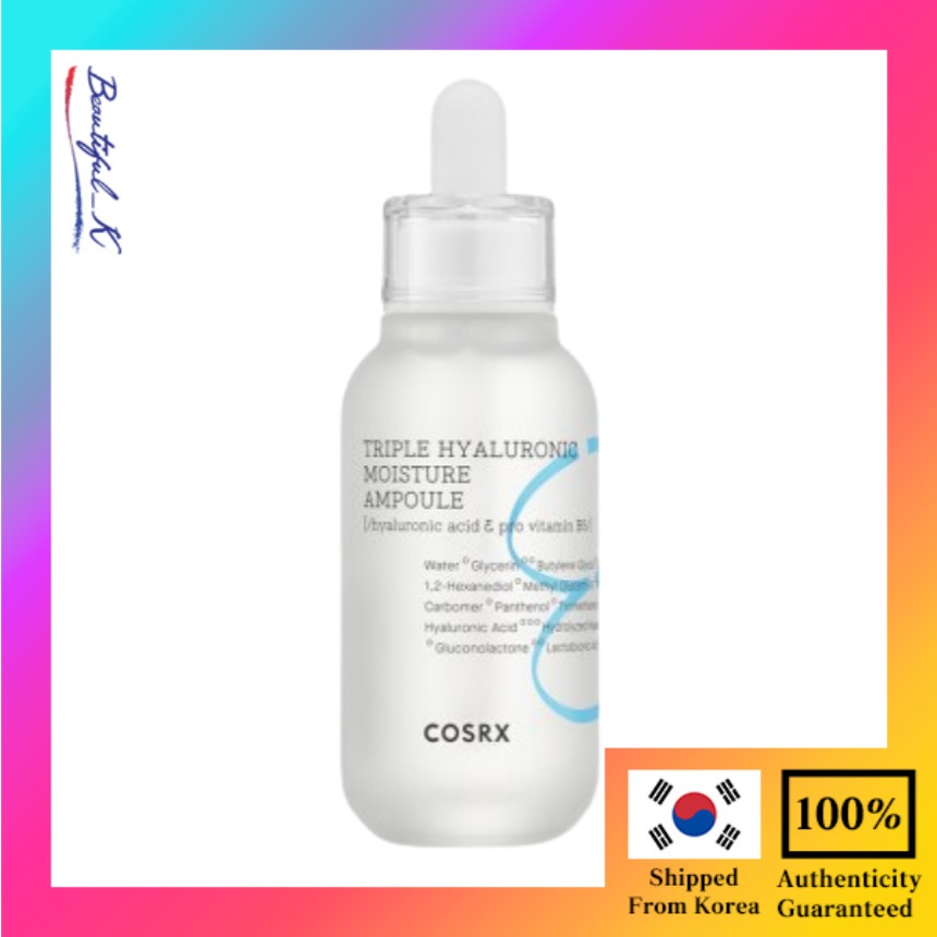 cosrx hydrium triple hyaluronic moisture ampoule 40ml _Beautiful_K | Shopee Philippines
