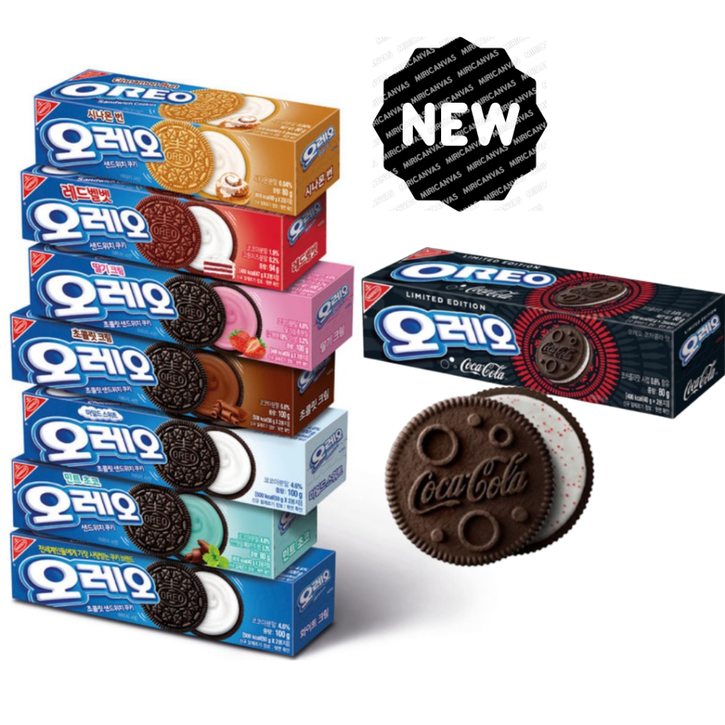 [OREO] New Oreo Coca-Cola oreo Collection Oreo Best Cookie Snacks Mint ...