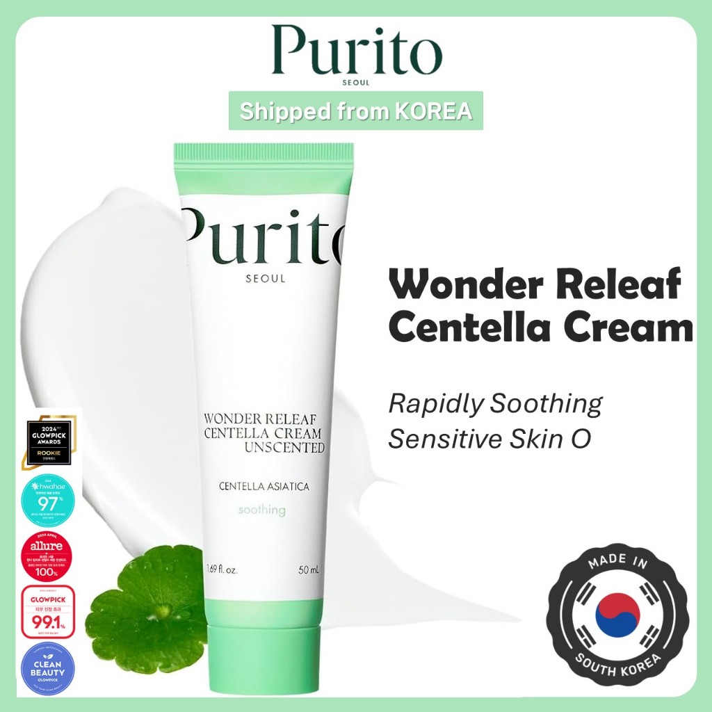 PURITO Centella Unscented Cream, Korean Centella | Shopee Philippines