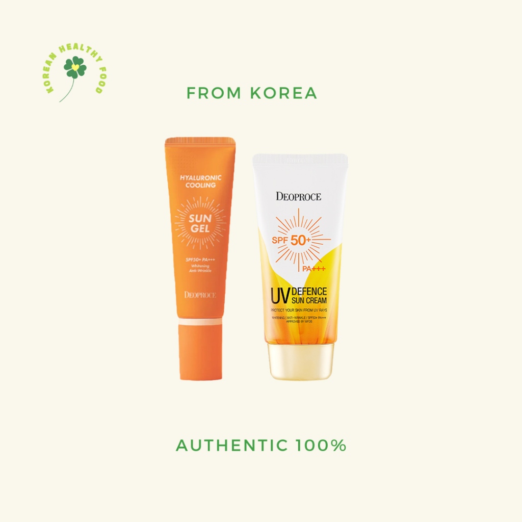 DEOPROCE UV DEFENSE SUNCREAM SPF50+ PA+++ 70g / Deoproce Hyaluronic ...