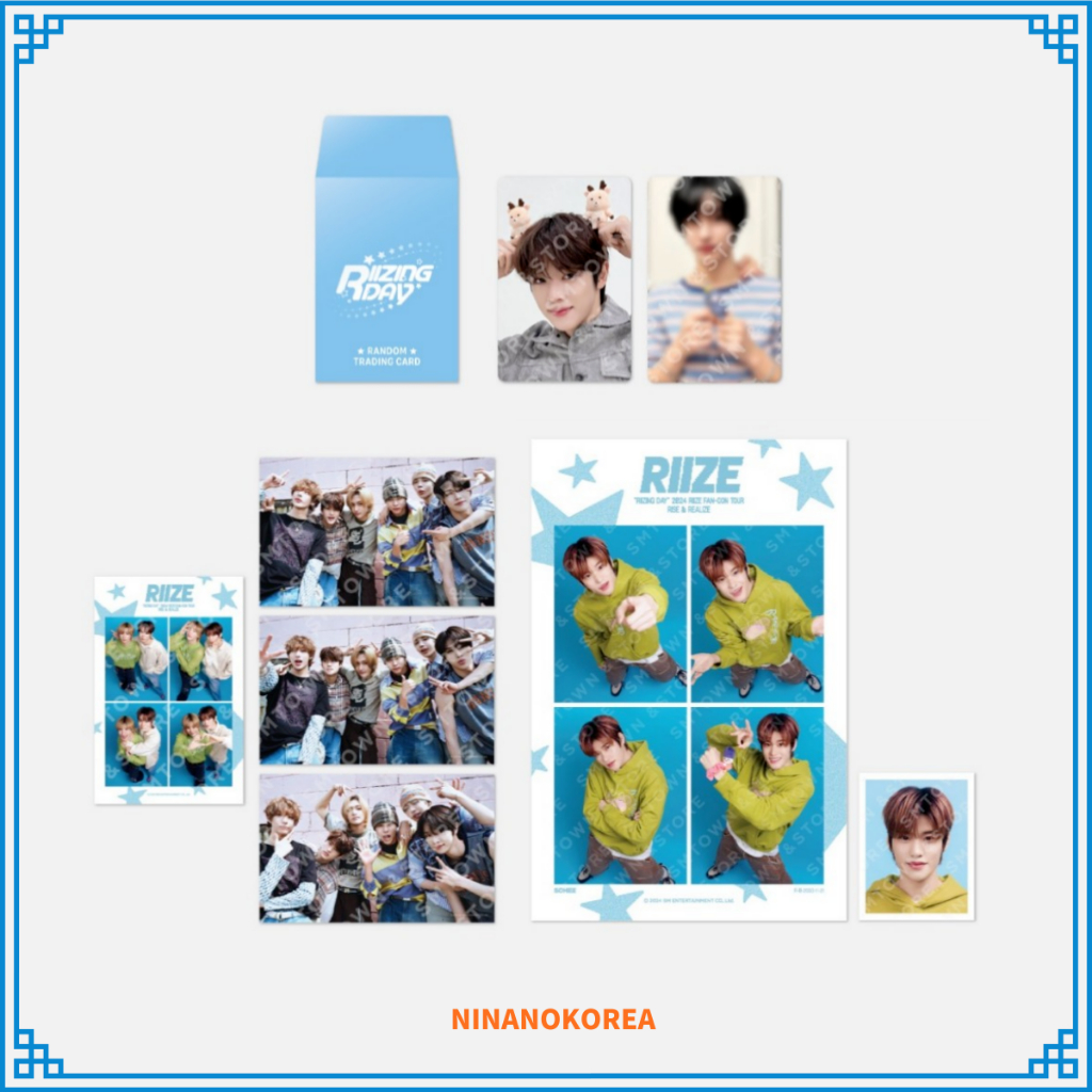 2024 RIIZE FAN CON ‘RIIZING DAY FINALE’ RANDOM TRADING CARD / PHOTO SET ...