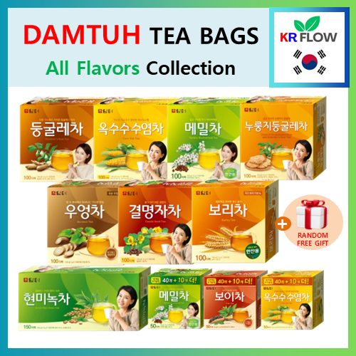 [DAMTUH] Korean Tea Bags All Flavors Collection (50T/100T/150T ...
