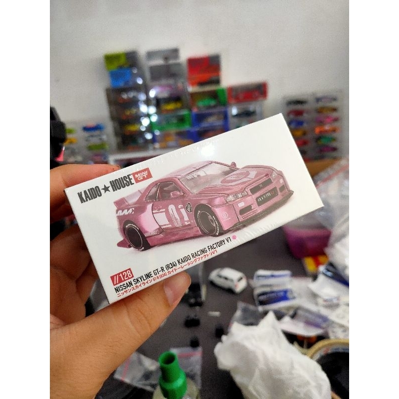 Kaido HOUSE 128 NISSAN SKYLINE GTR(R34) KAIDO RACING FACTORY V1 PINK ...