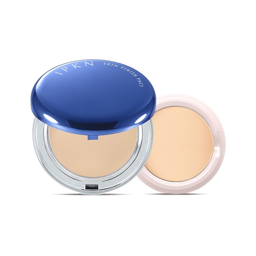 [IPKN] Skin Finish Pact Powder + Refill / Korean Makeup Fixing Pressed ...