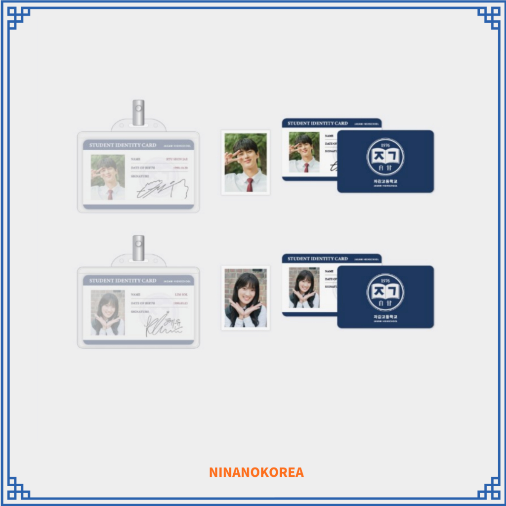 LOVELY RUNNER - 15 STUDENT ID CARD&ID PHOTO SET / POP-UP STORE OFFICIAL ...
