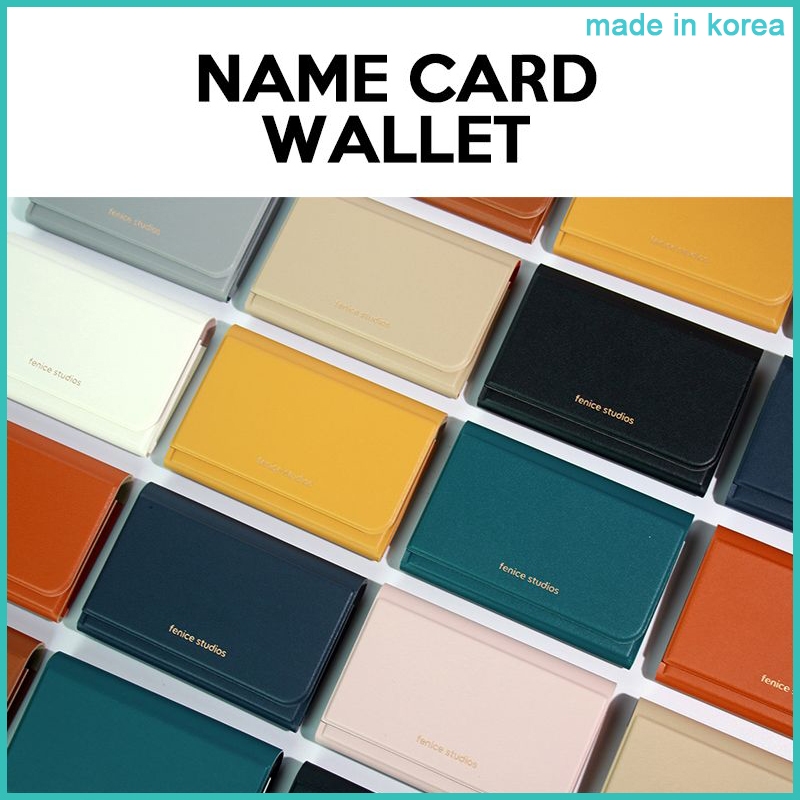 FENICE Name Card Wallet [Made In Korea] | Shopee Philippines