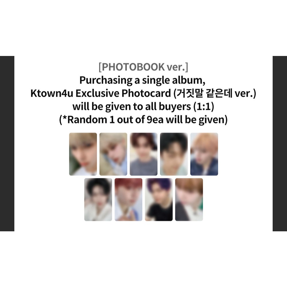 ZEROBASEONE The 4th Mini Album CINEMA PARADISE Ktown4u Lucky Draw Photocard | Shopee Philippines
