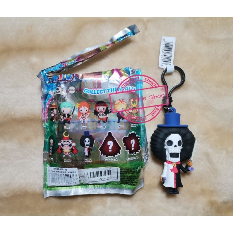 One Piece 3D Figure Bag Clip (Brook) | Shopee Philippines