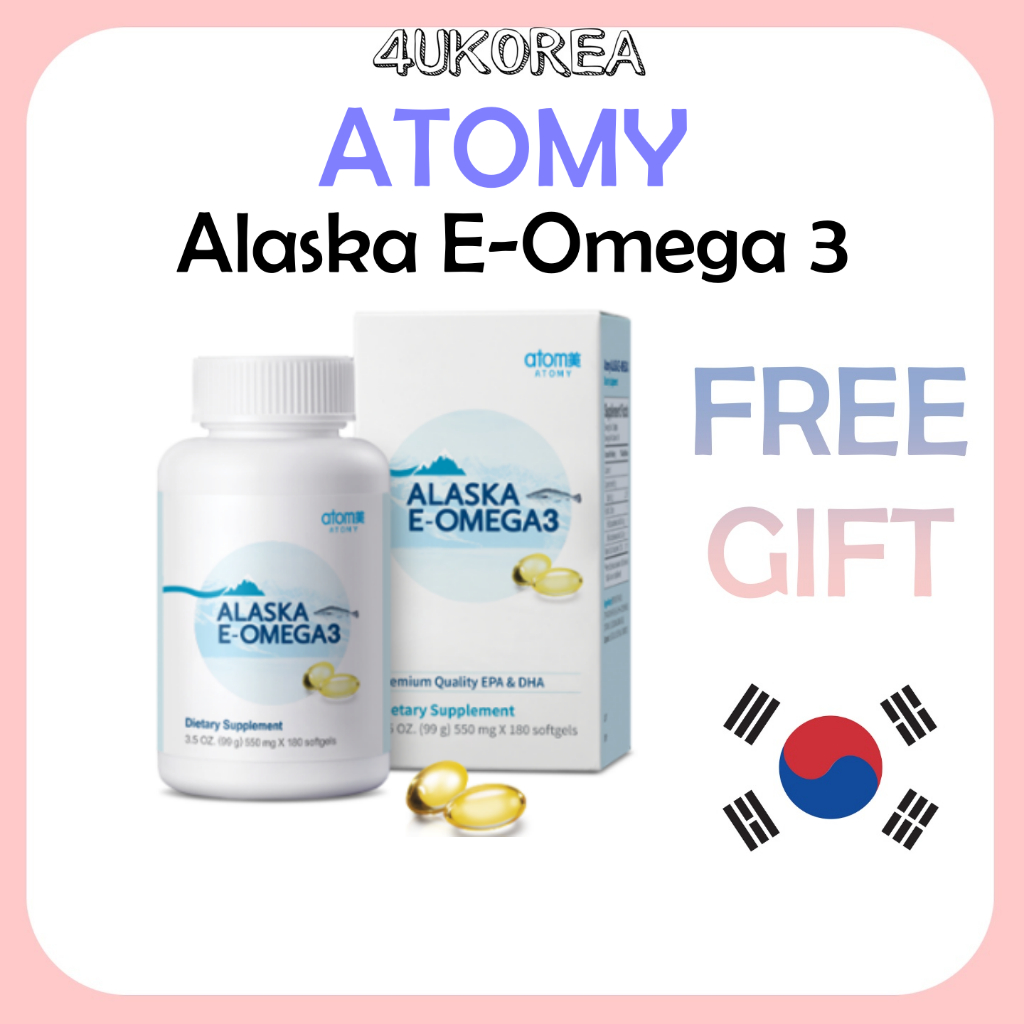 ATOMY Alaska E-Omega 3 180 Softgels/ K-HEALTH | Shopee Philippines