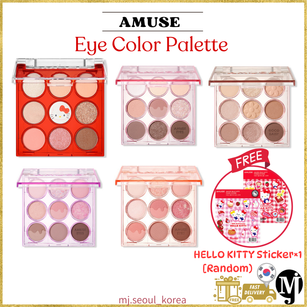 AMUSE Hello Kitty Eye Color Palette 5colors | Shopee Philippines