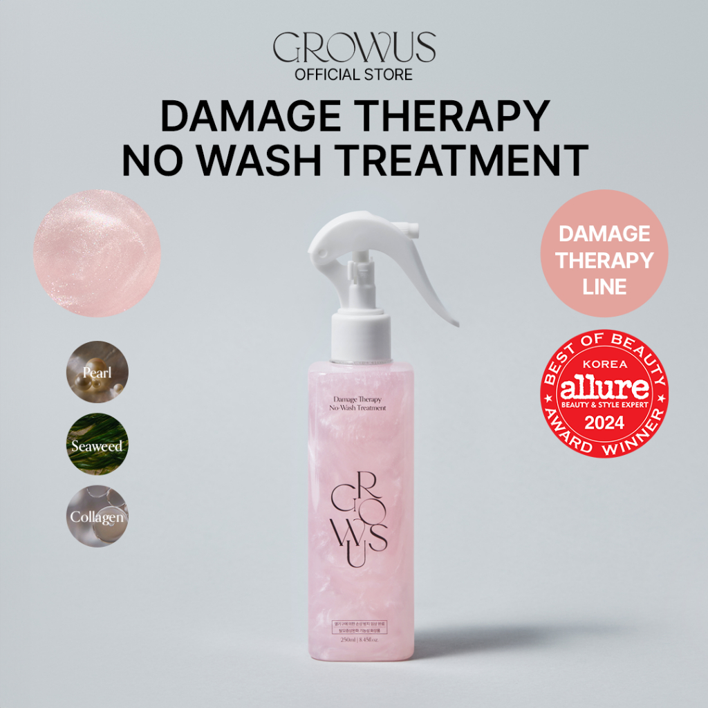 [GROWUS Official] Damage therapy No wash Treatment EX, 250ml, Leave-In Treatment, Marine ...