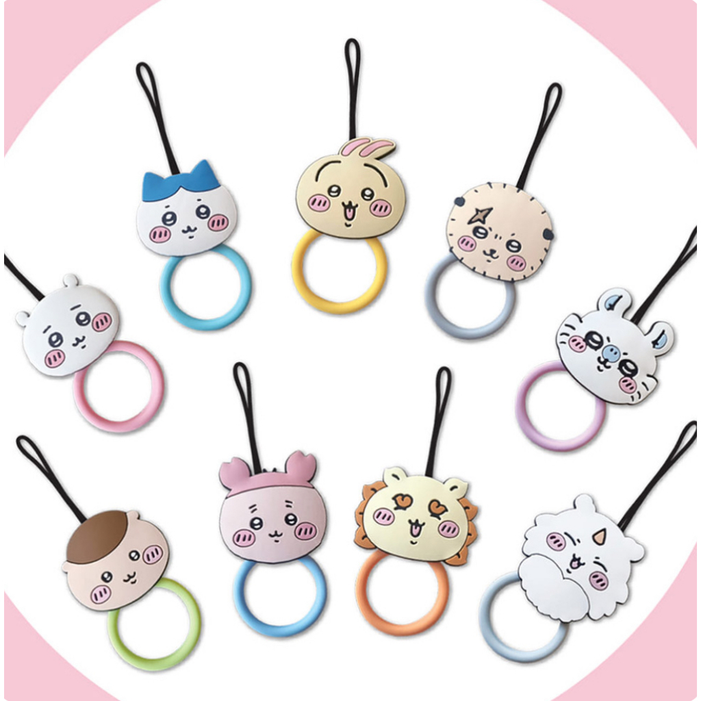 [Chiikawa Usagi] Random Blind BoxFinger Ring Key Chain Mobile Phone ...