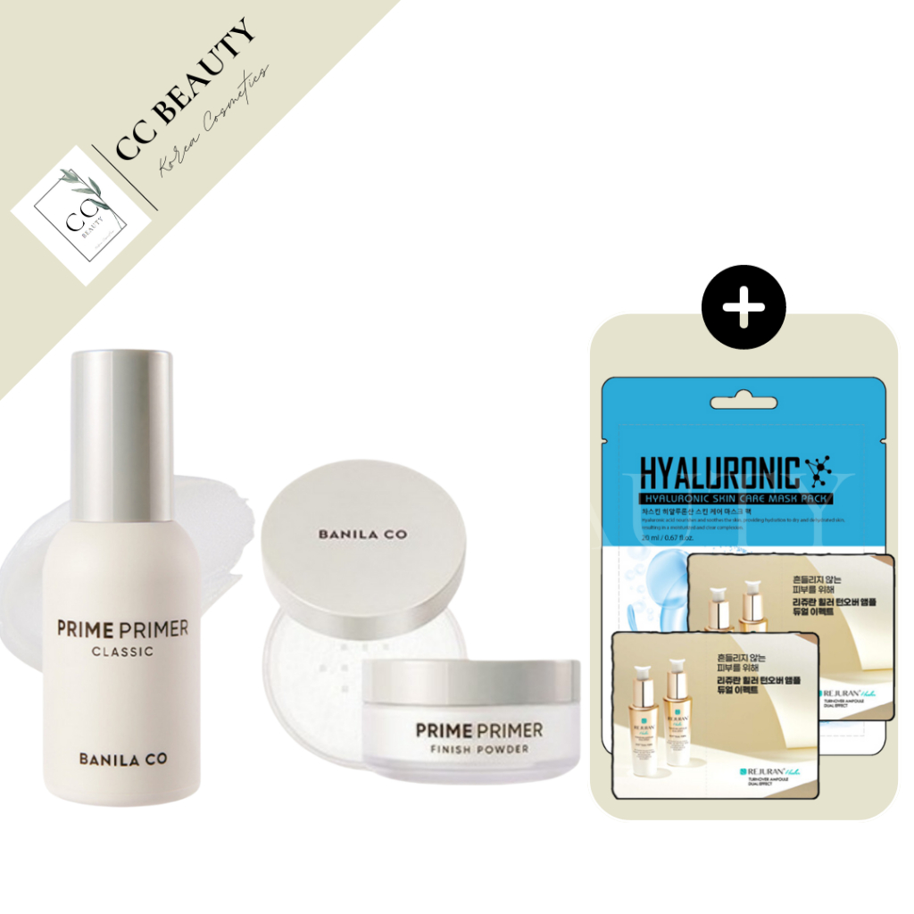 Banila Co Prime Primer Classic 30ml/ Prime Primer Finish Powder 12g ...