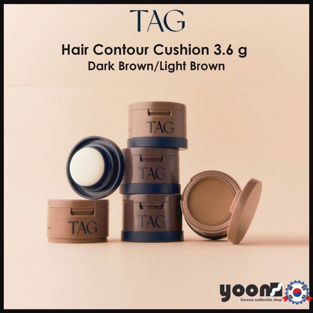 [TAG] Hair Contour Cushion 3.6 g (Dark Brown / Light Brown)_From Korea ...