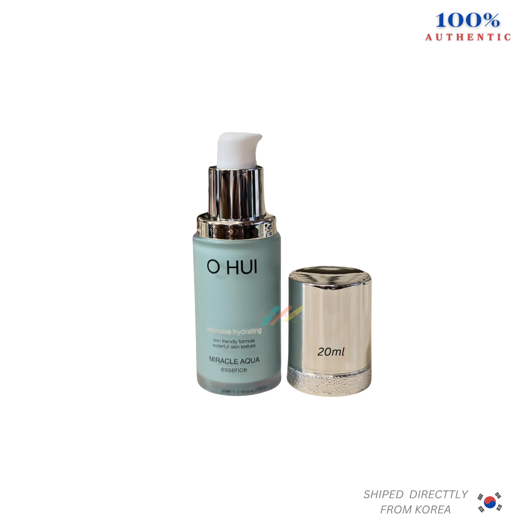 OHui Miracle Aqua Essence 20ml Intensive Hydrating skin friendly formula waterfull skin texture ...