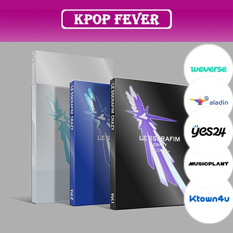 LE SSERAFIM - [CRAZY] 4th Mini Album ( SET ver ) | Shopee Philippines