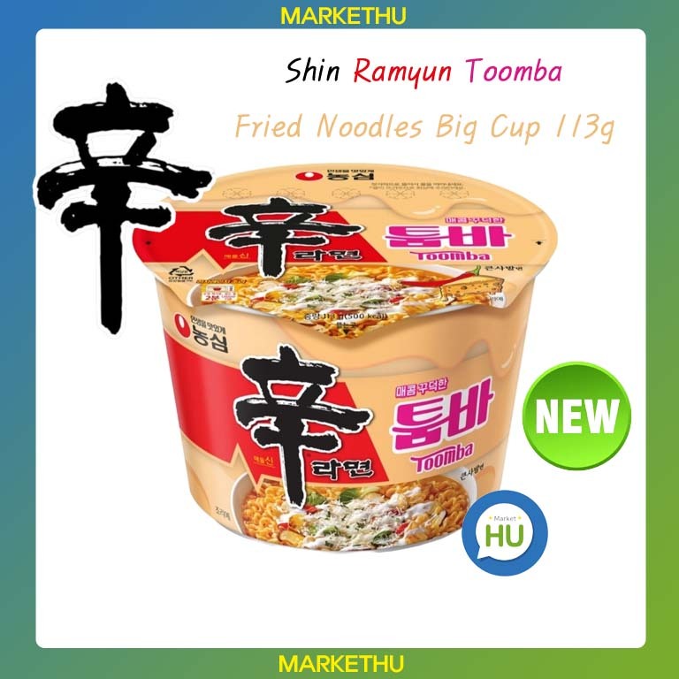 Shin Ramyun Toomba Fried Ramen Big Cup 113g/Korean Noodle, Nongshim ...