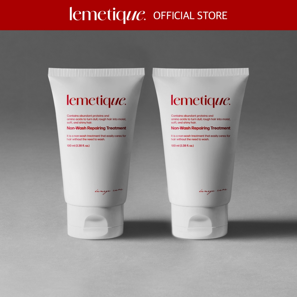 [2pcs]Lemetique Non-Wash Repairing Hair Treatment 100ml | Shopee ...