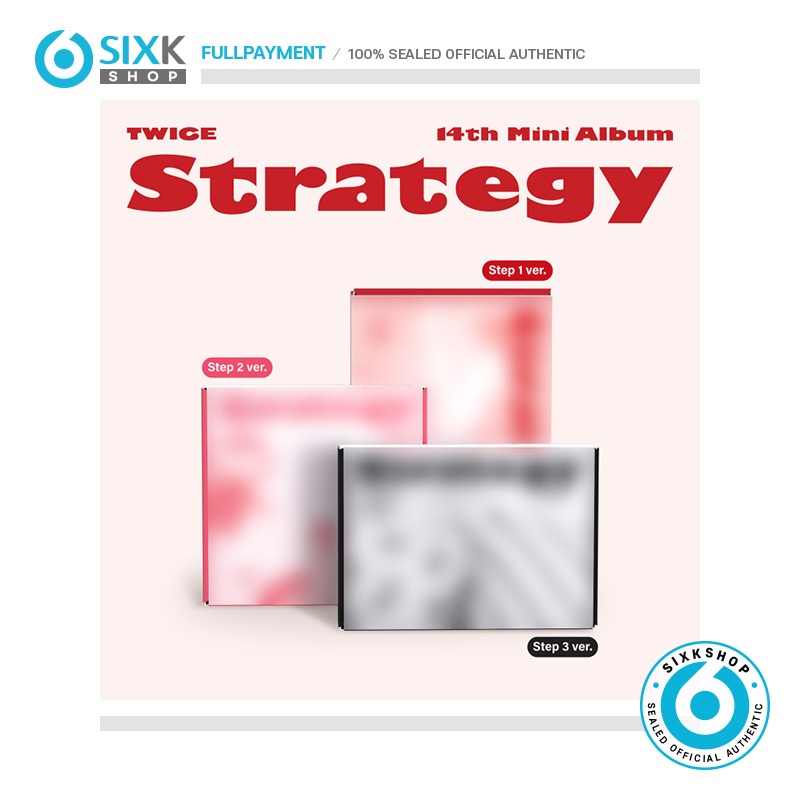 (STANDARD ver+FOLDED POSTER) TWICE 14th Mini Album STRATEGY | Shopee ...