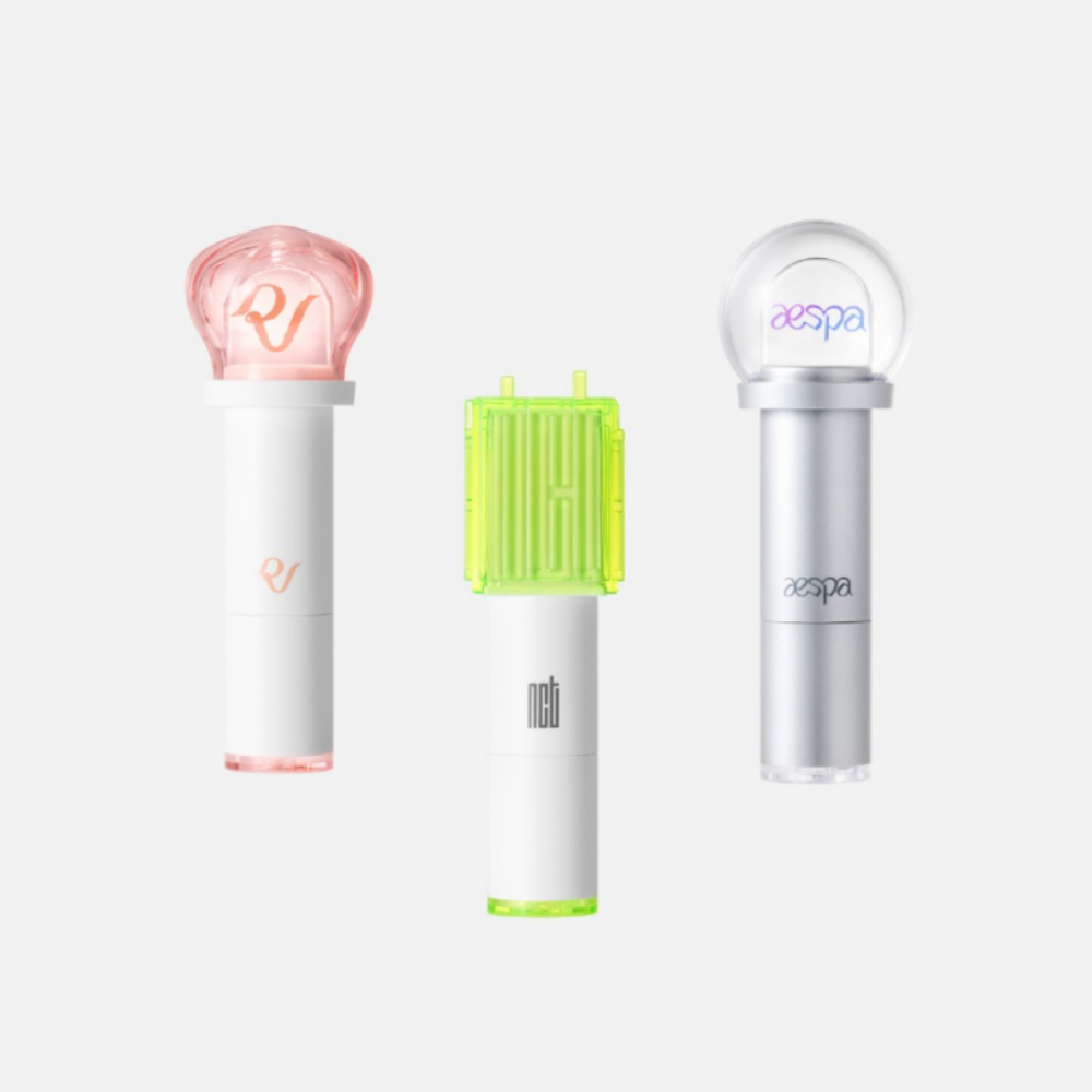 SM STORE X AMORE Official FANSIGNAL LIGHT STICK LIB BALM NCT AESPA RED ...