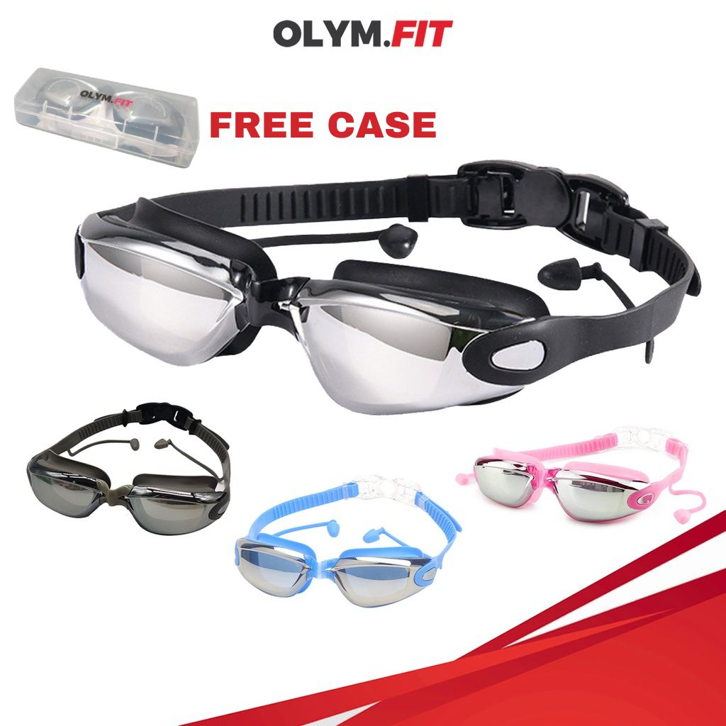 OLYM.FIT Swimming Goggle Swim Goggles Adult - Anti Fog UV Protection ...