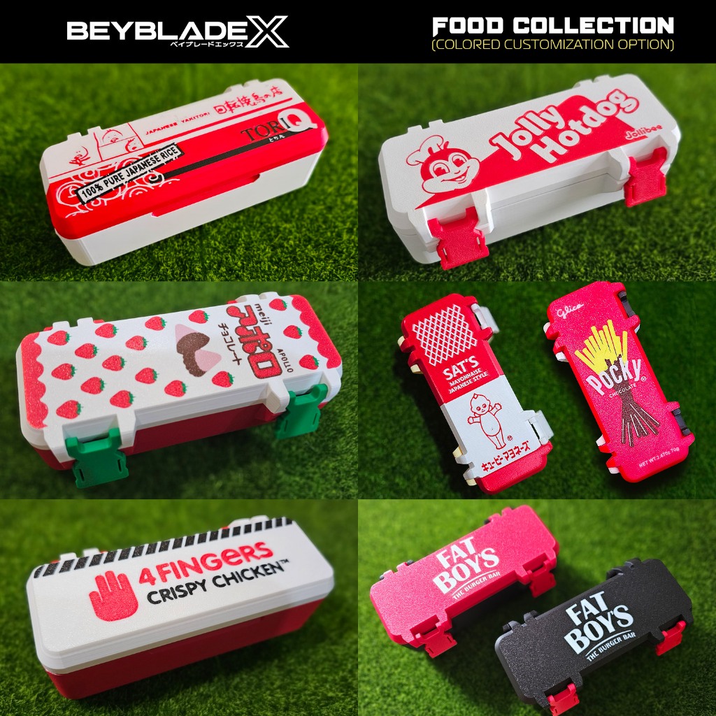 [ Beyblade X ] Custom Tournament 3-on-3 Deck Case - Special Colors ...