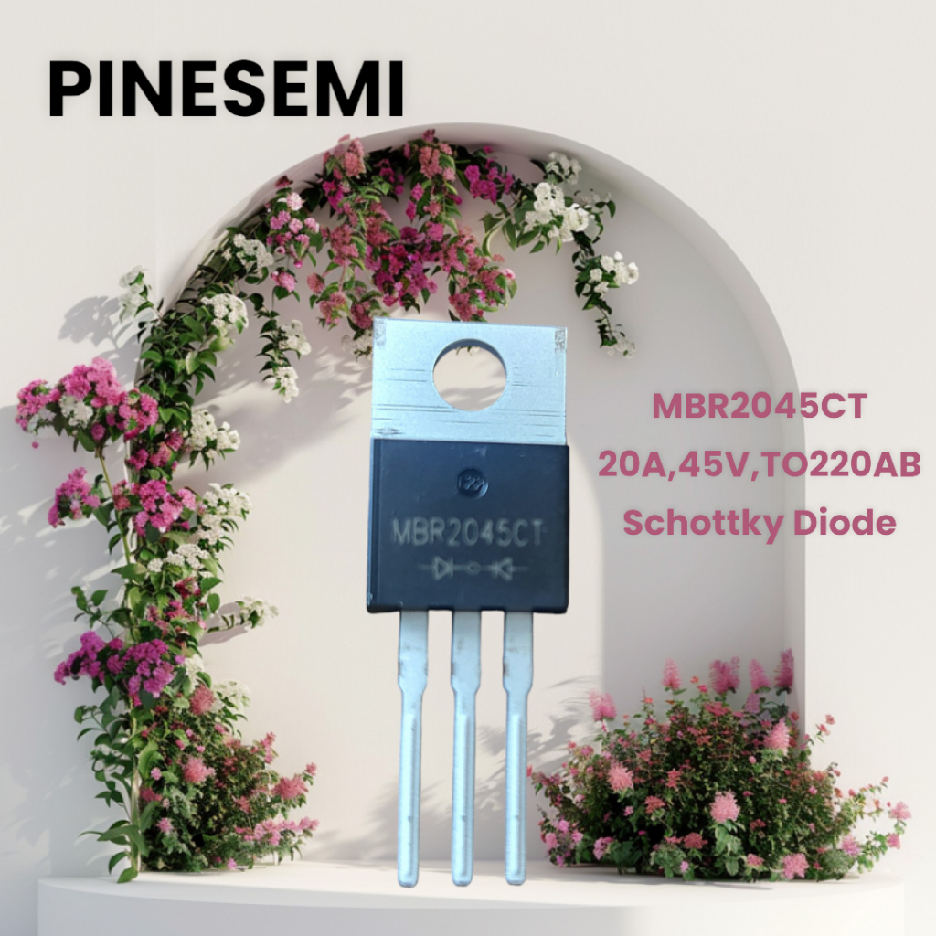 PINESEMI (20pcs) MBR2045CT 20A 45V Schottky Barrier Rectifier Diode TO220AB | Shopee Philippines