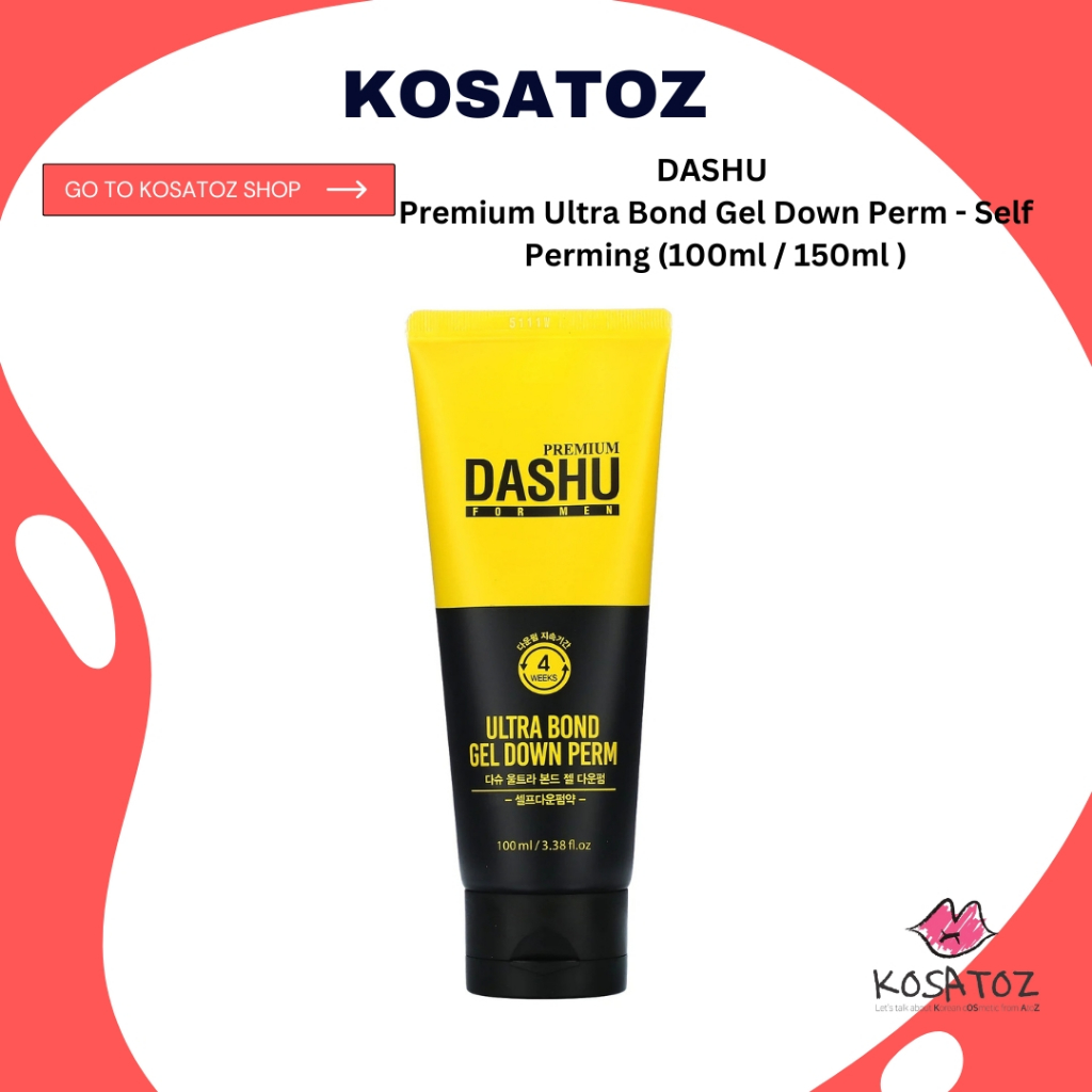 DASHU Premium Ultra Bond Gel Down Perm - Self Perming (100ml / 150ml ) - Easy Hair Styling ...