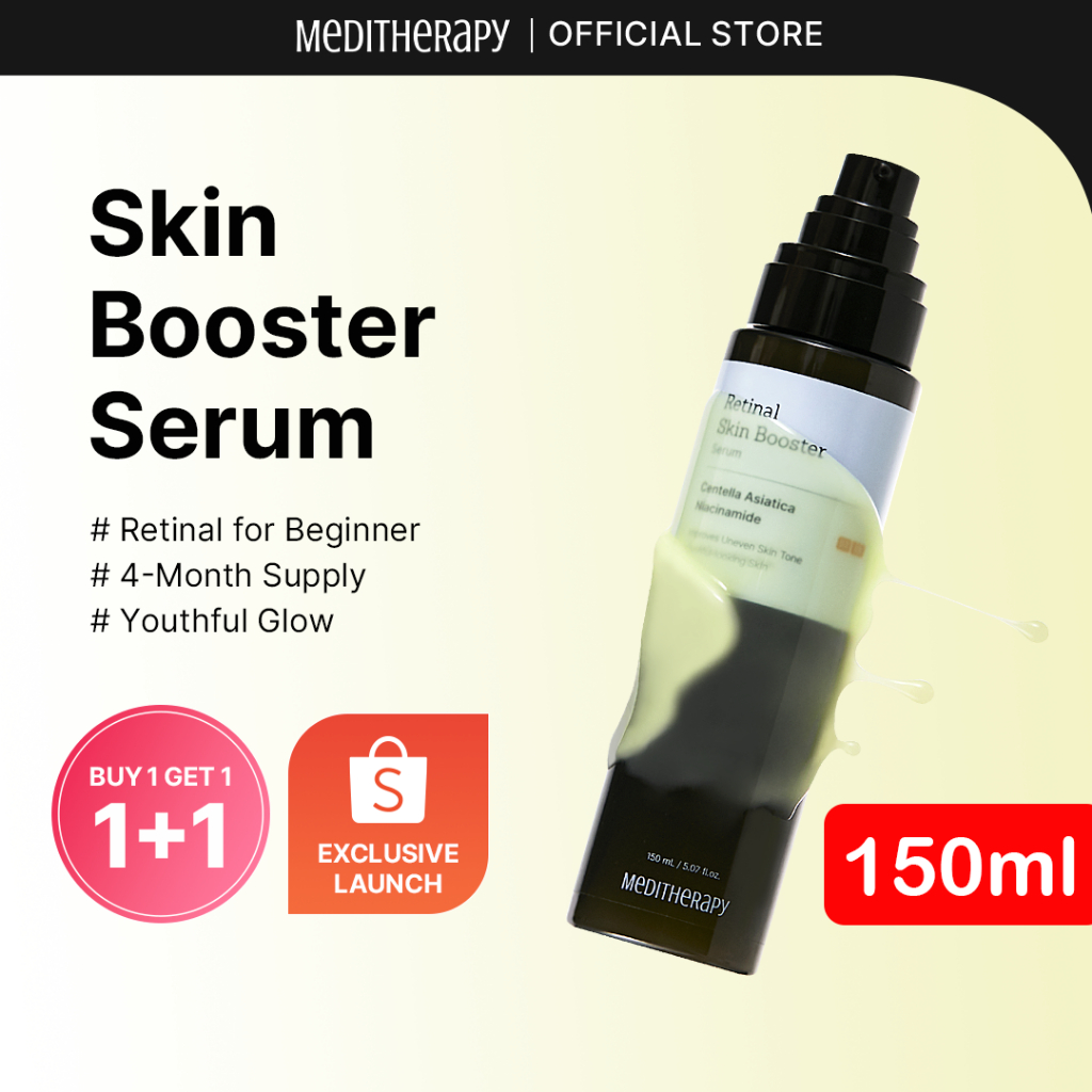 [MEDITHERAPY] Retinal Skin Booster Serum 150ml / Non-Irritating Retinal for Face and Body – Pore ...
