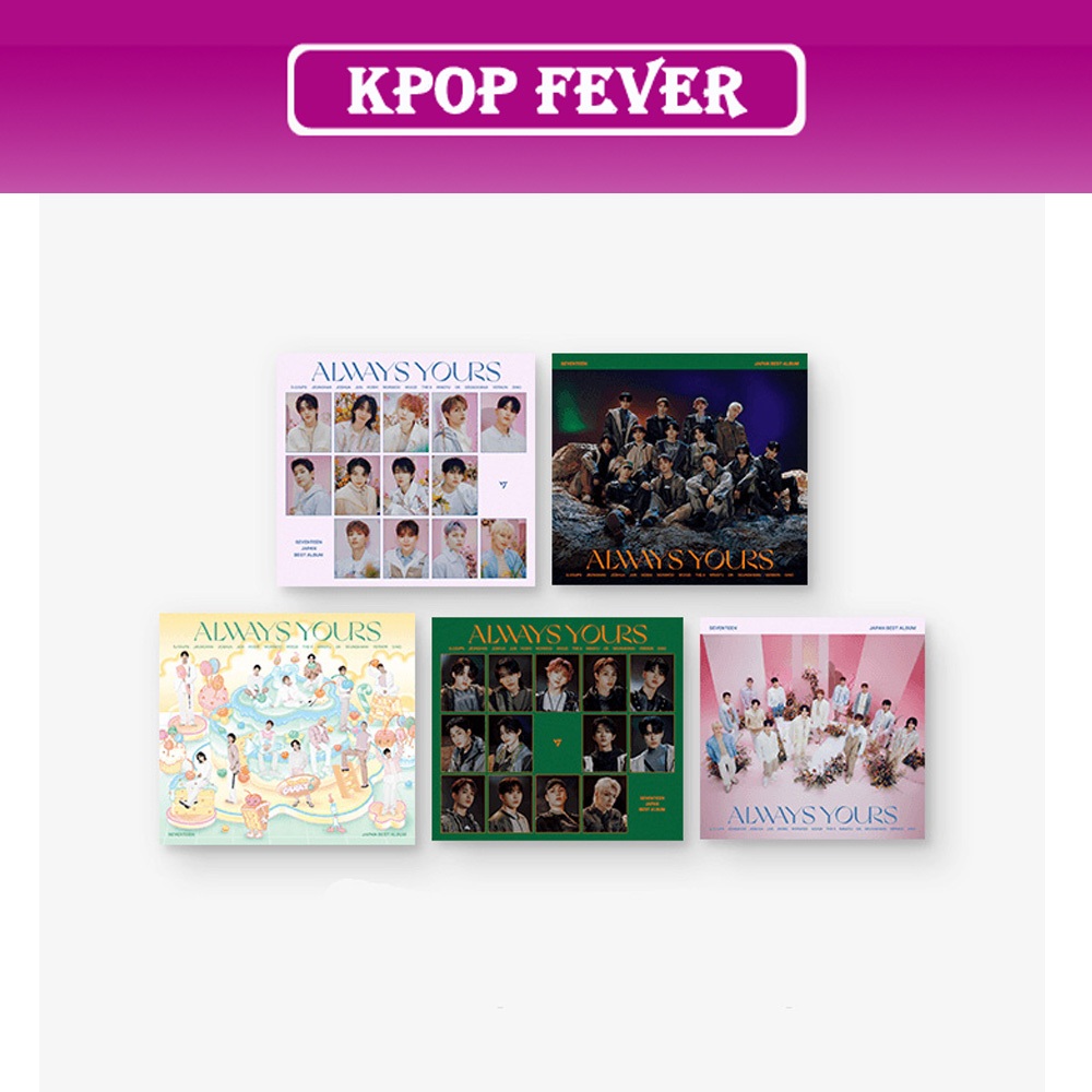SEVENTEEN -[ALWAYS YOURS] JAPAN BEST ALBUM CD PHOTOBOOK PHOTOCARD ...