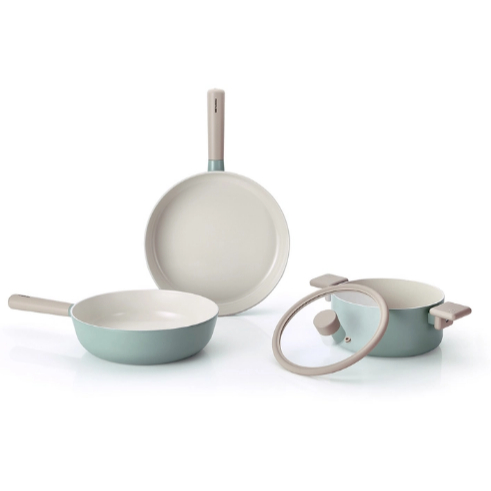 Neoflam Ceramic Cookware Set 4P | Shopee Philippines