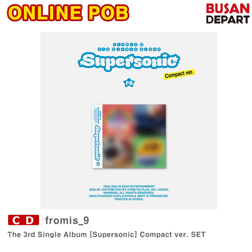 [ONLINE POB]fromis_9 The 3rd Single Album [Supersonic] Compact ver. SET | Shopee Philippines