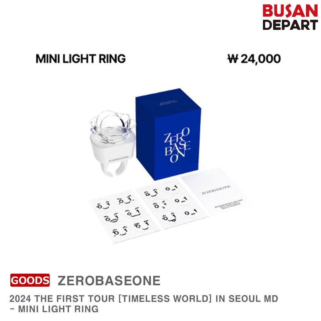 [MINI LIGHT RING]2024 ZEROBASEONE THE FIRST TOUR [TIMELESS WORLD] IN ...