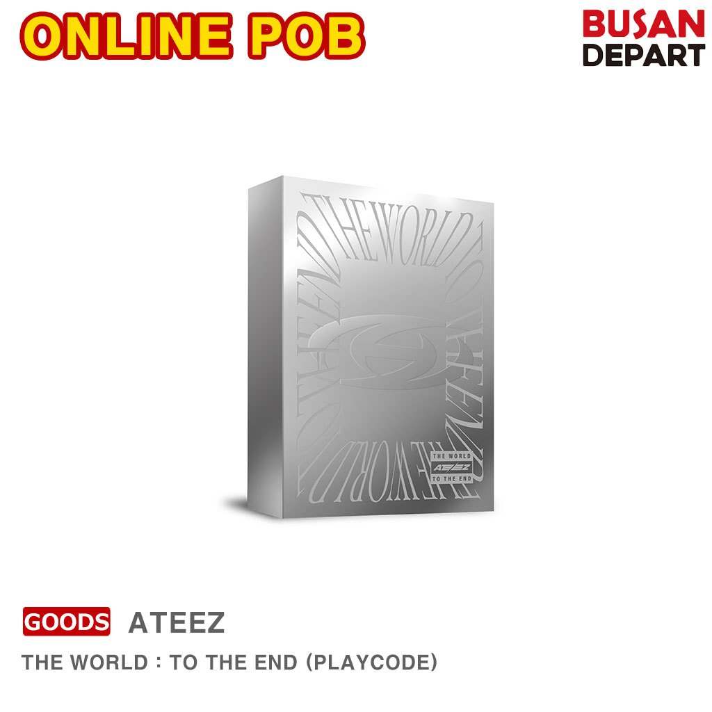 [ONLINE POB]ATEEZ THE WORLD : TO THE END (PLAYCODE) | Shopee Philippines