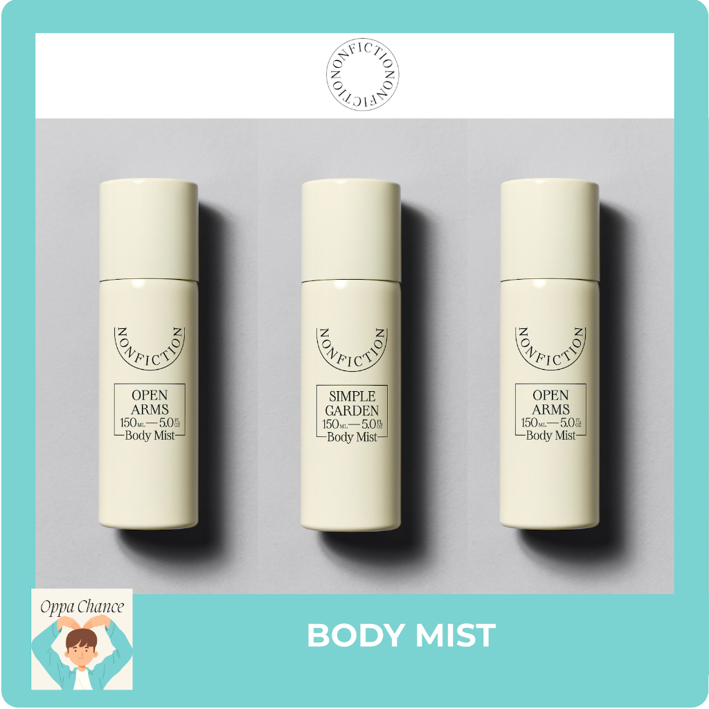 [Nonfiction] Body Mist (150ml/3 scents) | Shopee Philippines