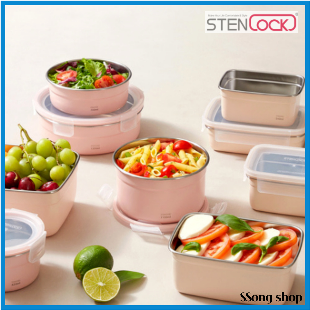 Stenlock Korea Stainless Steel Airtight Container - Arte Blossom | Shopee Philippines
