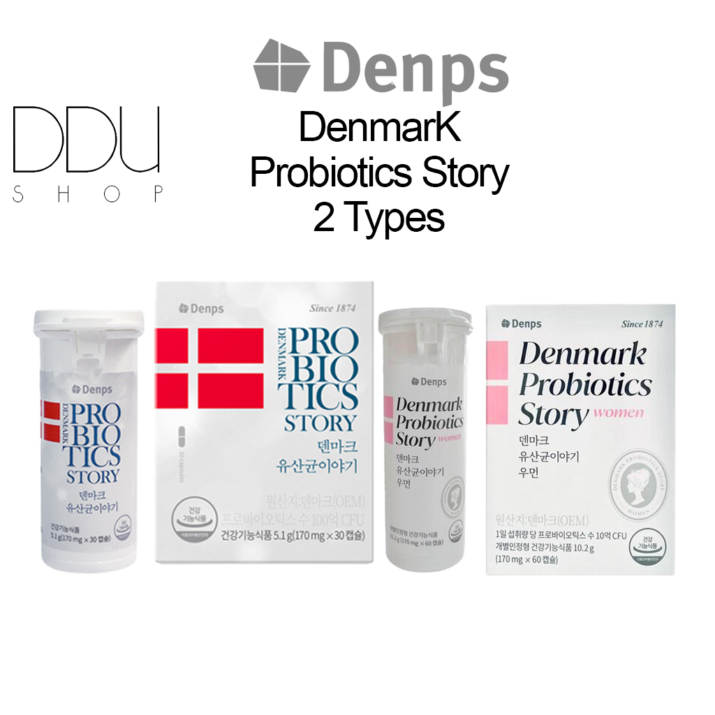 [DENPS] DenmarK Probiotics Story 2 Types (Probiotics for All, Women ...