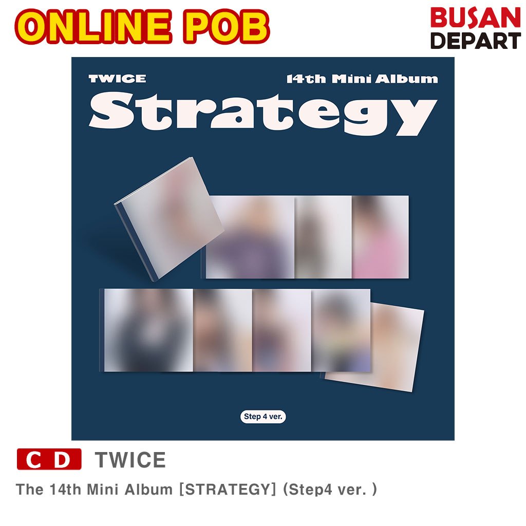 [ONLINE POB]TWICE The 14th Mini Album [STRATEGY] (Step4 ver. ) | Shopee ...