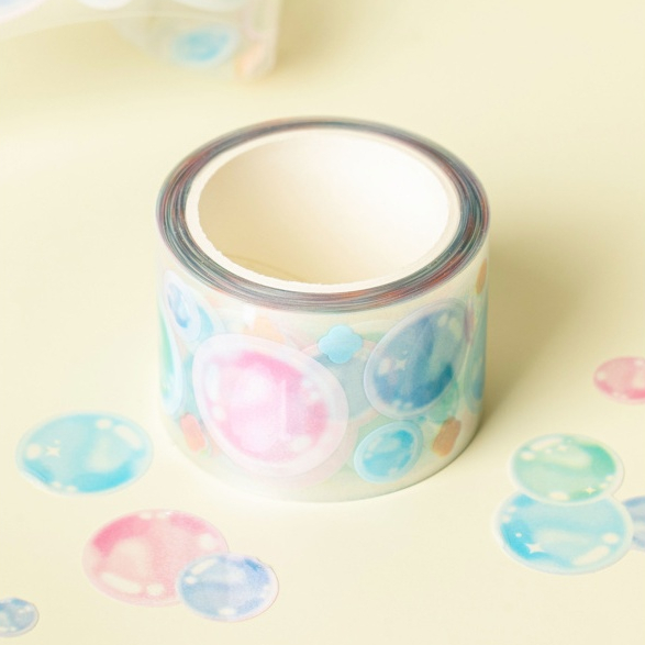 [KOREA DAISO] Roll Type Stickers - Bubble (3cm x 4m) | Shopee Philippines