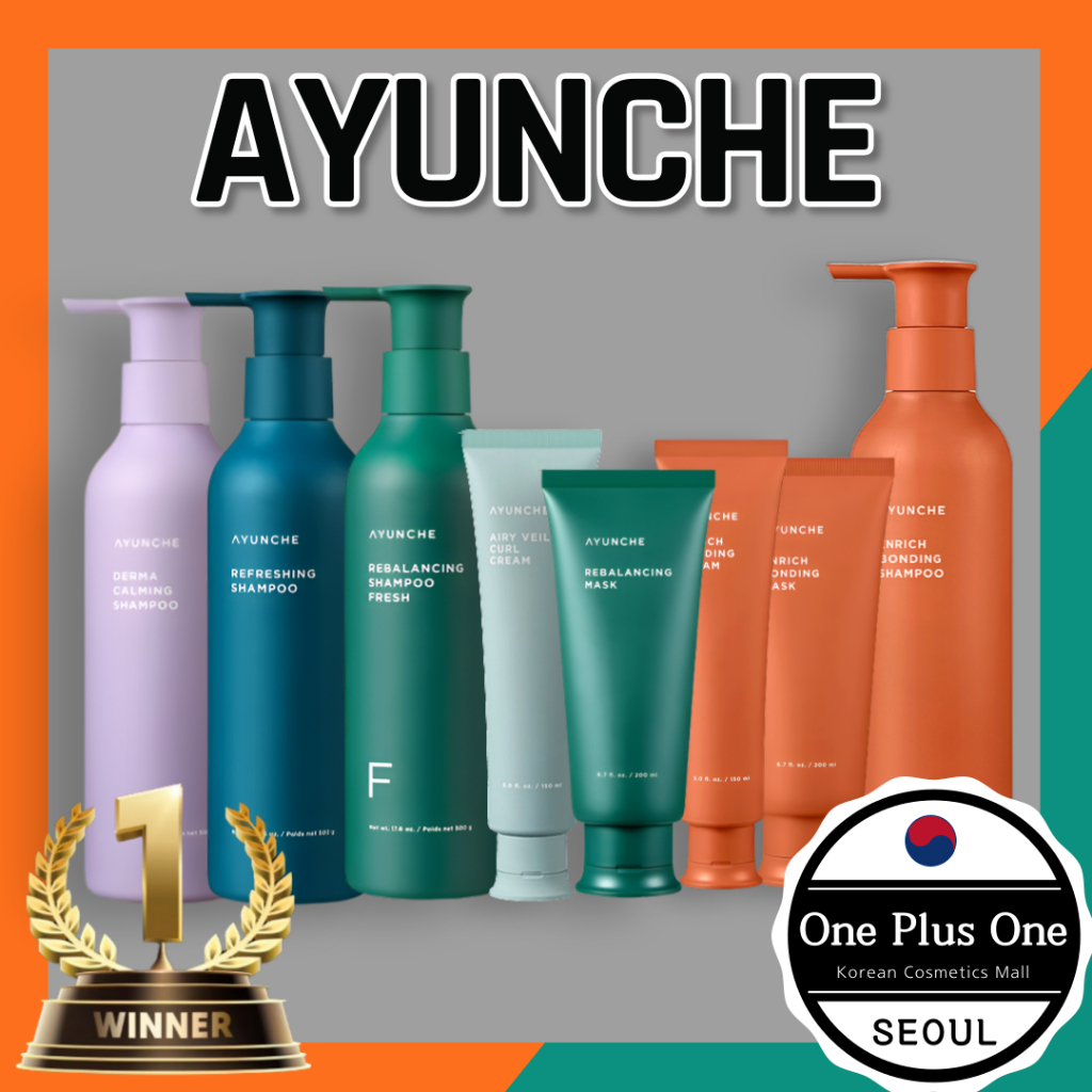 AYUNCHE Hair Cream / Shampoo / Hair Mask / Oil Serum (Professional Hair Care From Korea ...